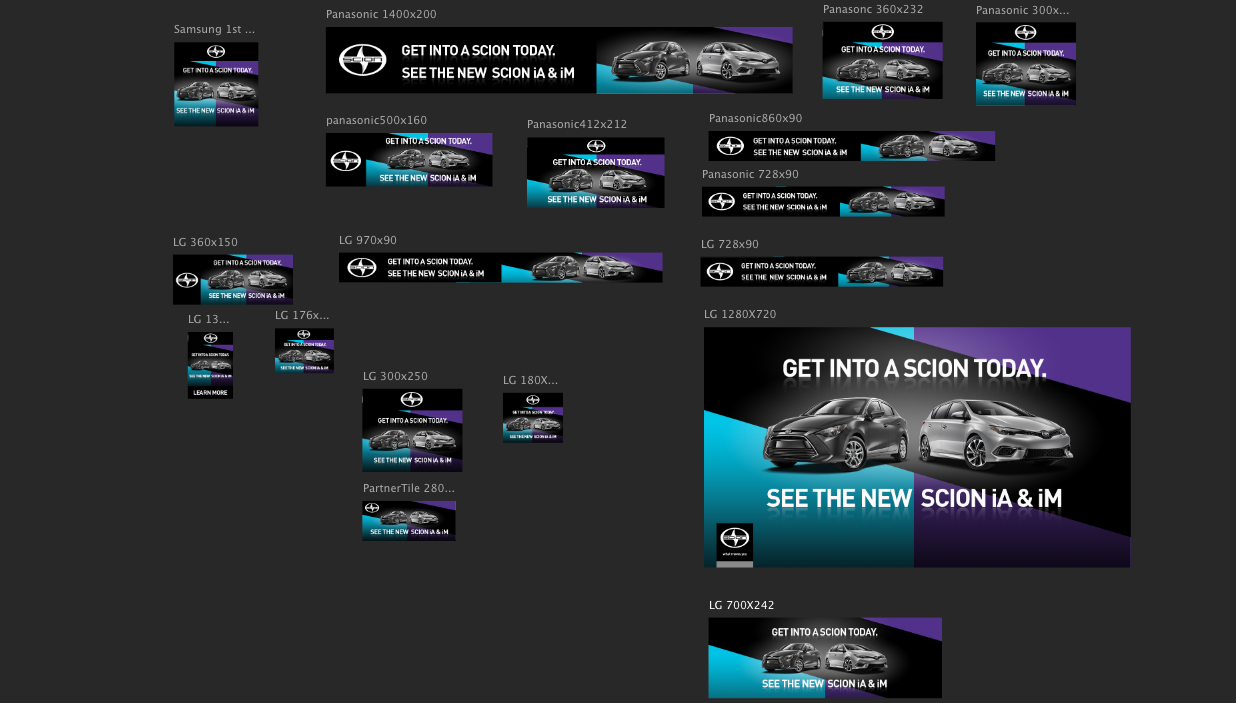 Scion Interactive TV Campaign – Design Armory